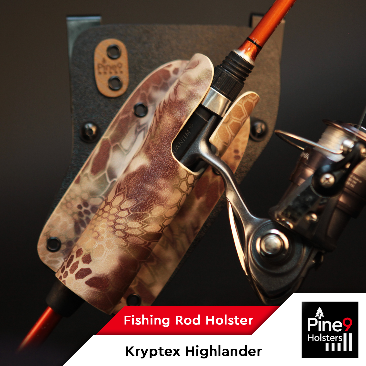 Fishing-Rod Holster_with Color Label_Kryptex Highlander – Pine 9 ...